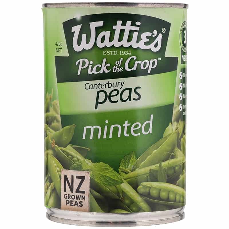 Wattie’s Minted Peas 420g - The Pantry Expat Food & Beverage