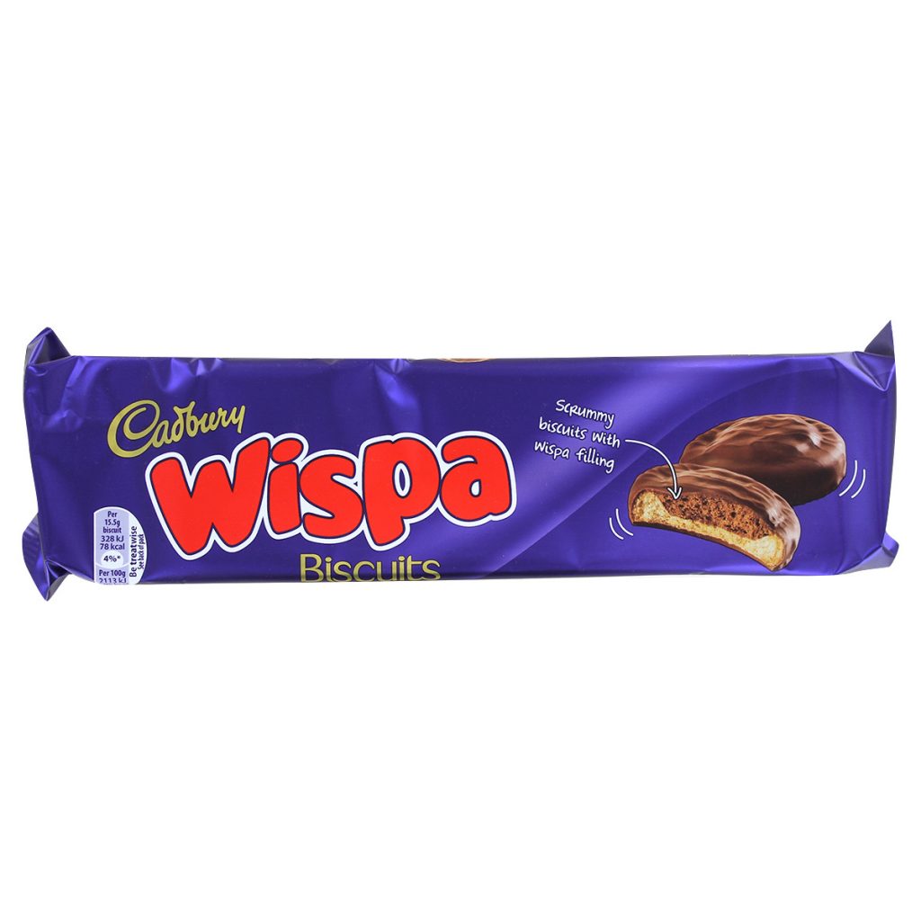Cadbury Wispa Biscuits 124g - The Pantry Expat Food & Beverage