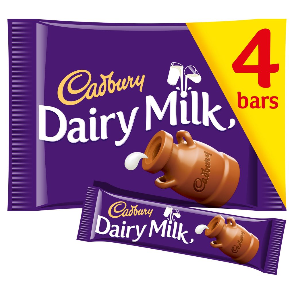 Cadbury Dairy Milk 27.2g x 4 - The Pantry Expat Food & Beverage