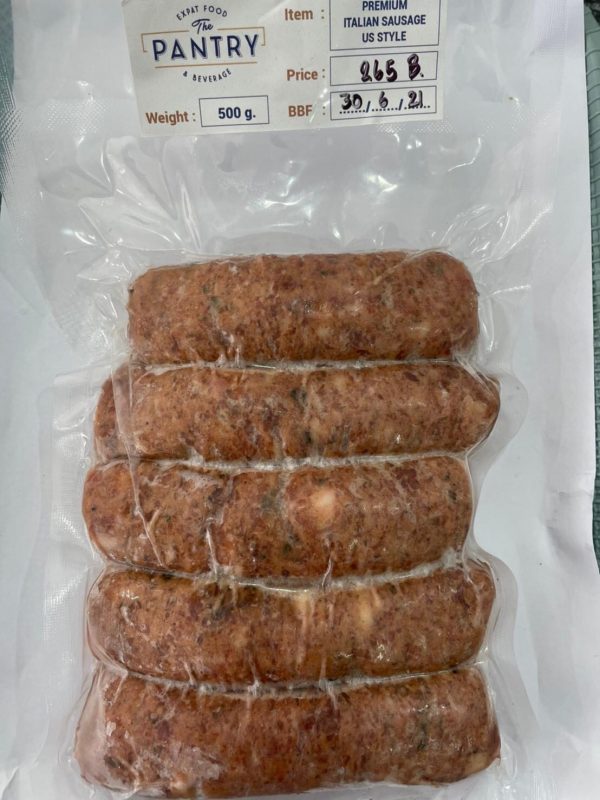 Premium Italian Sausage US Style 500g - The Pantry Expat Food & Beverage