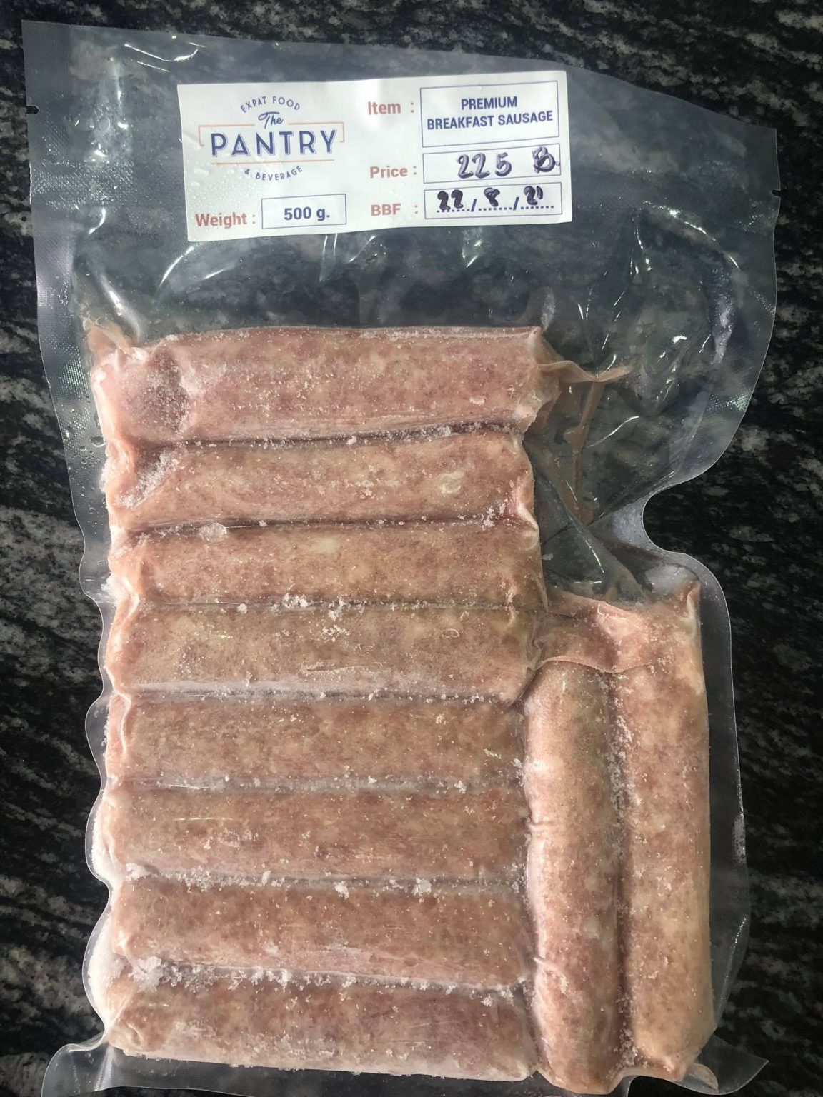 Premium Breakfast Sausages 500g - The Pantry Expat Food & Beverage