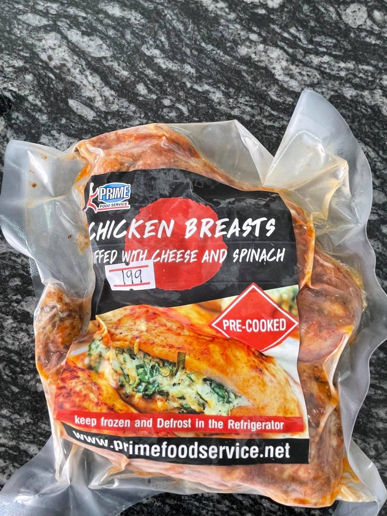 Prime Food Chicken Breasts Stuffed With Cheese & Spinach - The Pantry ...