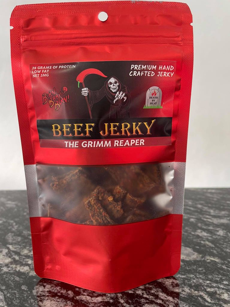 Beef Jerky Grimm Reaper 50g - The Pantry Expat Food & Beverage