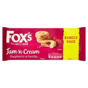 Fox’s Jam n Cream Raspberry & Vanilla 150g x 2 - The Pantry Expat Food ...