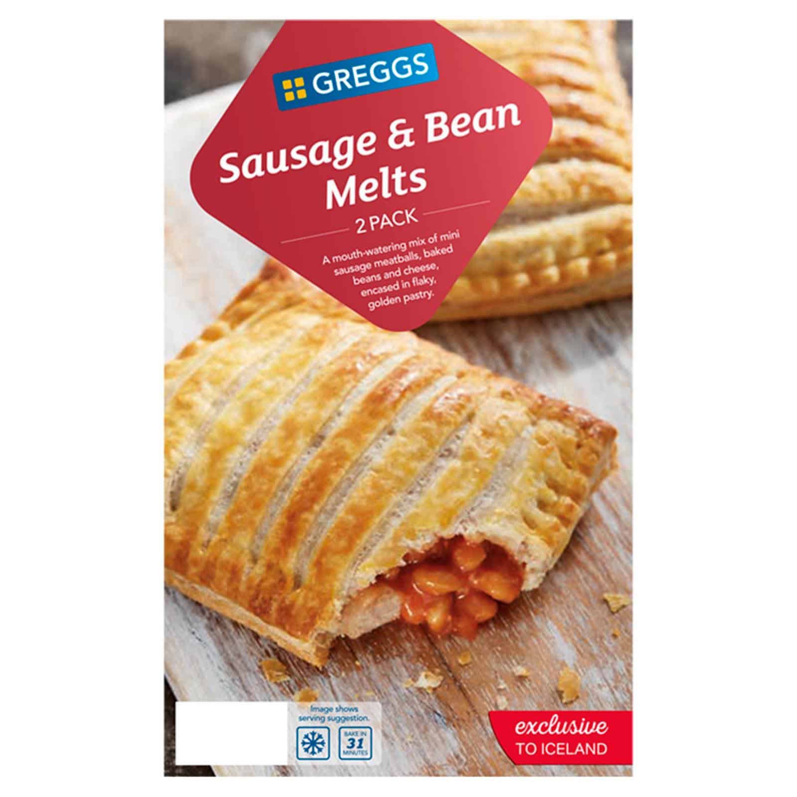 Greggs Sausage & Bean Bakes x2 - The Pantry Expat Food & Beverage