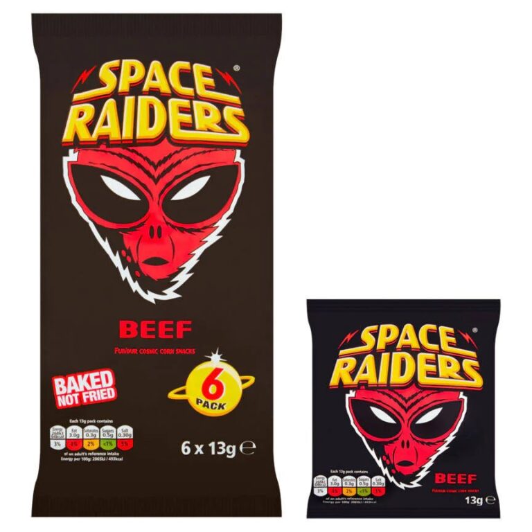 Space Raiders Beef 13g x 6 - The Pantry Expat Food & Beverage