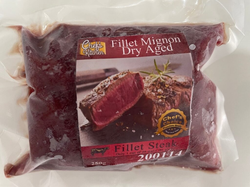 Chef’s Kitchen Fillet Mignon Dry Aged Fillet Steak 250g - The Pantry ...