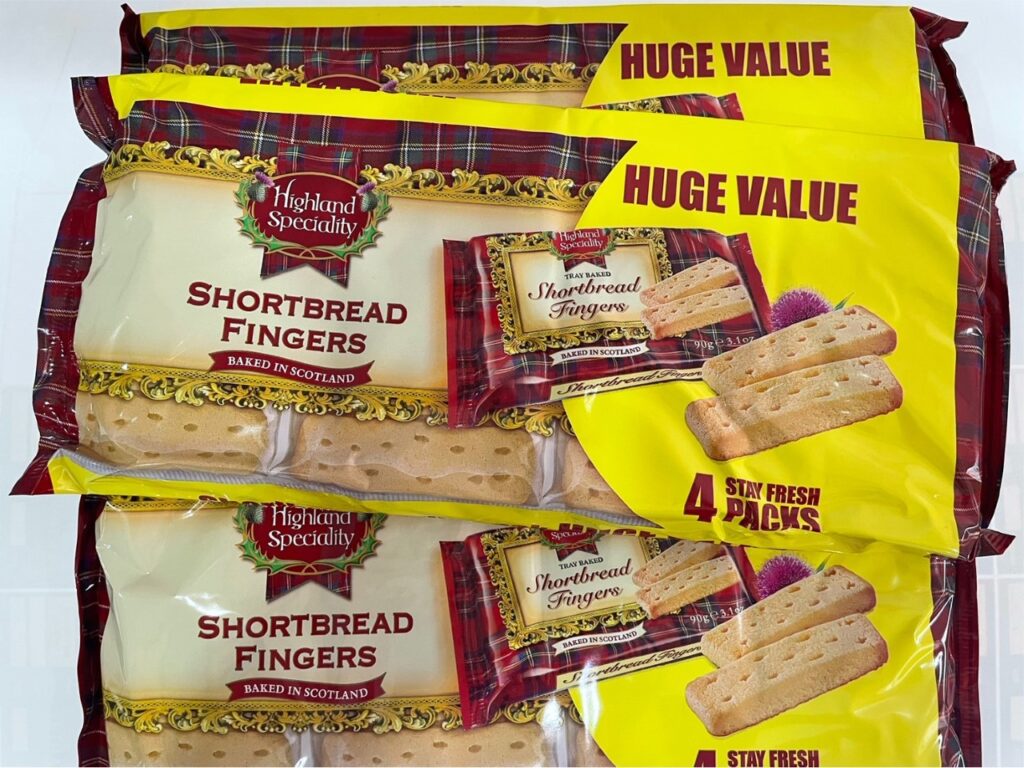 Highland Speciality Shortbread Fingers 90g x 4 - The Pantry Expat Food ...
