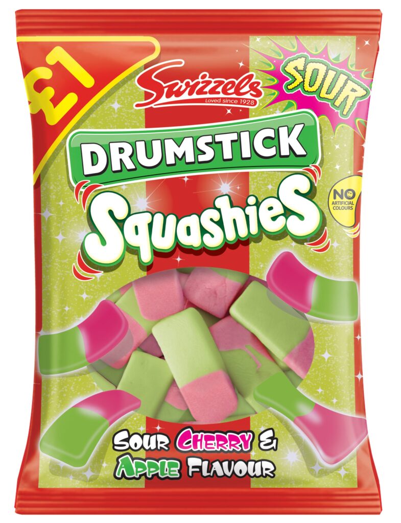 Swizzels Drumstick Sour Cherry & Apple Flavour Squashies 131g - The ...