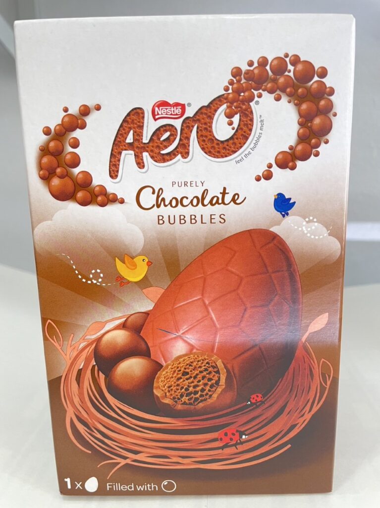 Nestle Aero Medium Milk Chocolate Bubbles Easter Egg 121g - The Pantry ...
