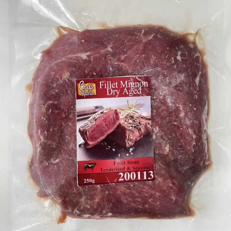 Chef’s Kitchen Fillet Mignon Dry Aged Fillet Steak Tenderised ...