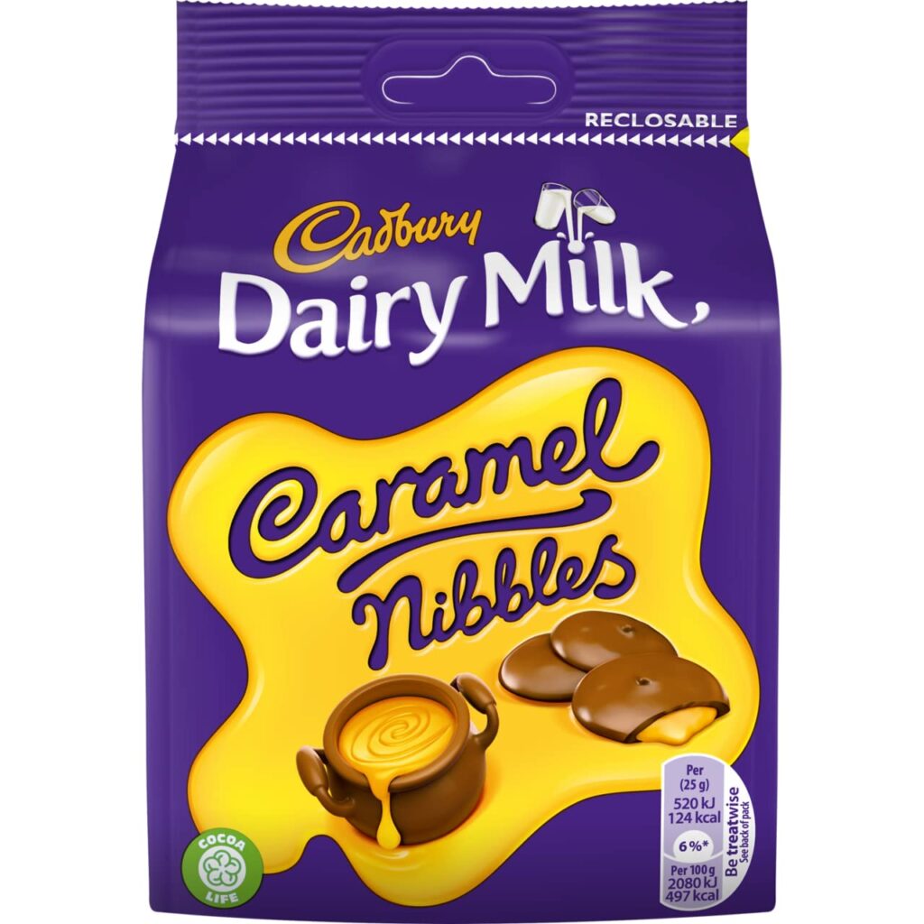 Cadbury Dairy Milk Caramel Nibbles 95g - The Pantry Expat Food & Beverage Cadbury Dairy Milk Caramel Nibbles 95g - The Pantry Expat Food & Beverage