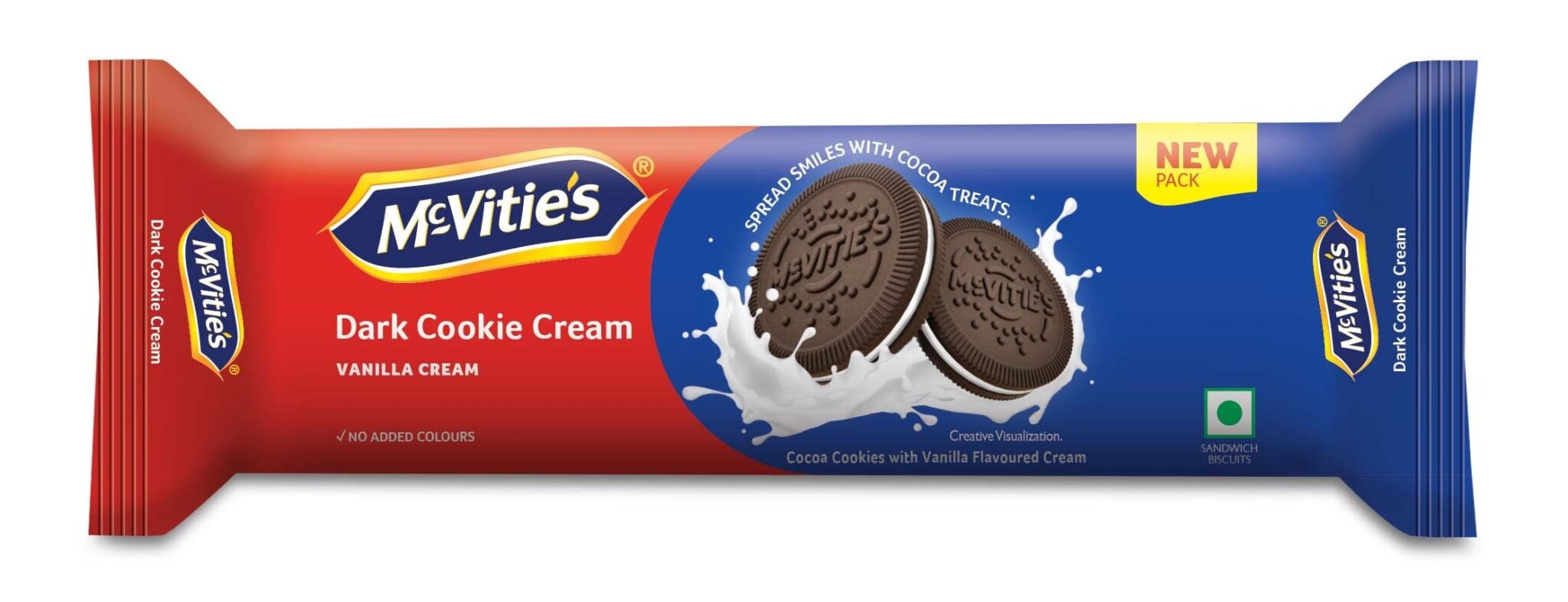 McVitie’s Dark Cookie Cream Vanilla Cream 120g - The Pantry Expat Food ...