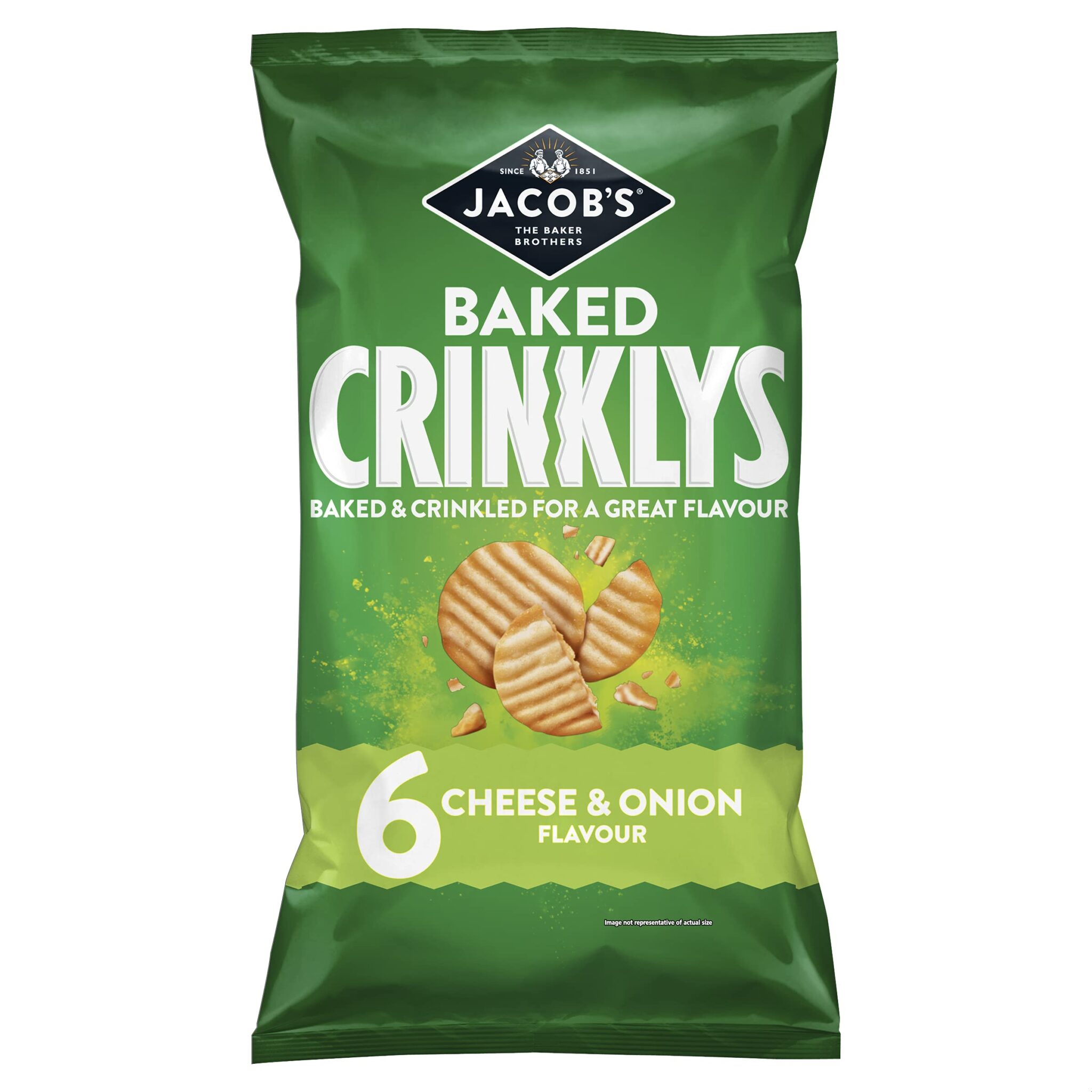 Jacob’s Crinklys Cheese & Onion 23g x 6 - The Pantry Expat Food & Beverage