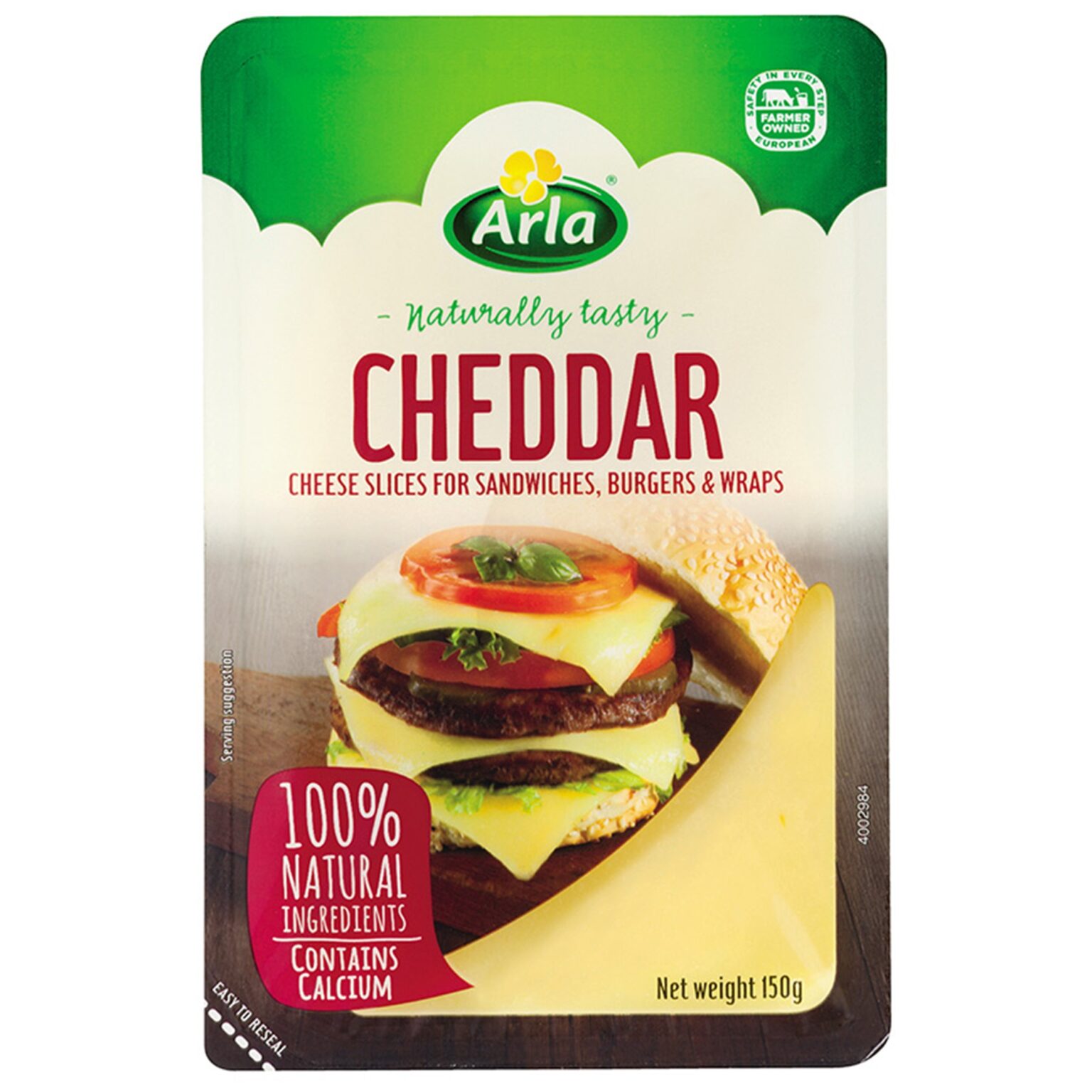 Arla Cheddar Cheese Slices 150g - The Pantry Expat Food & Beverage