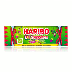 Haribo Elf Surprises Sweet & Sour Fruit Flavour Chewy Sweets Tube 120g ...